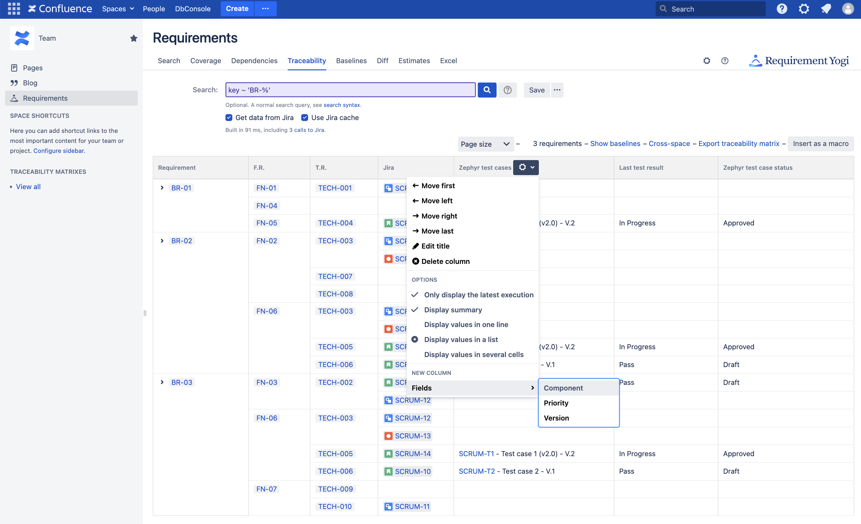 Zephyr integration with Requirement Yogi Zephyr integration with Requirement Yogi